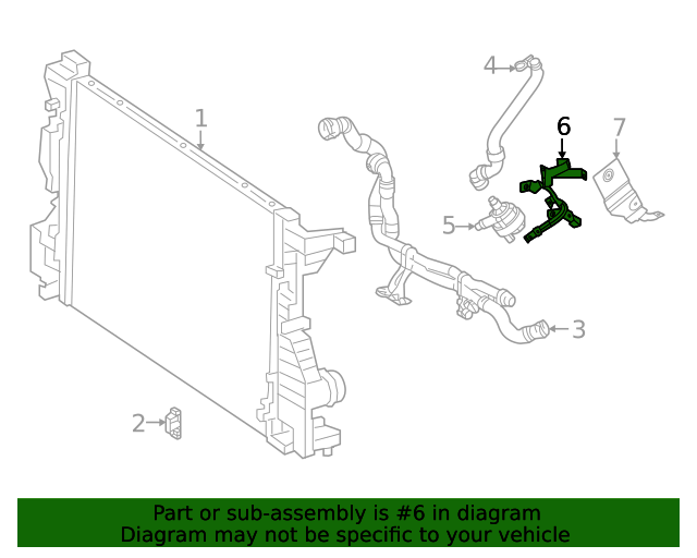 177-520-22-00 - Auxiliary Pump Bracket 2021-2023 Mercedes-Benz ...