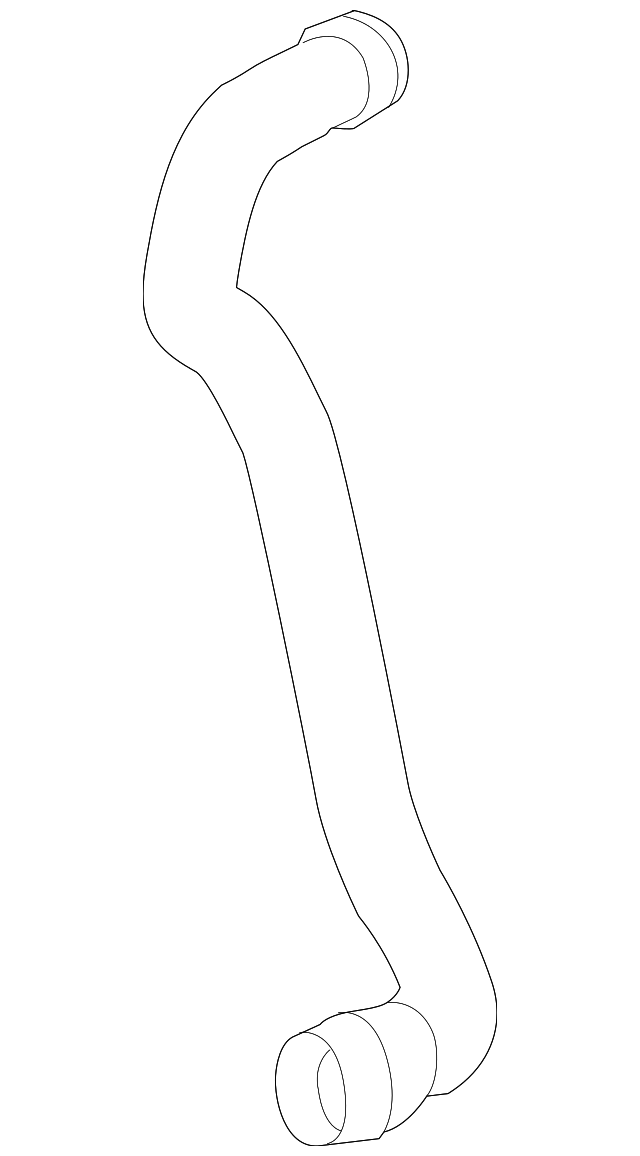 221-501-09-91 - Upper Hose 2012-2013 Mercedes-Benz S 350 | Mercedes ...