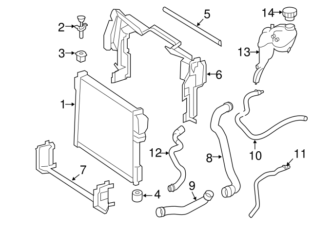 221-501-20-25 - Vent Tube 2012-2013 Mercedes-Benz S 350 | Mercedes-Benz ...