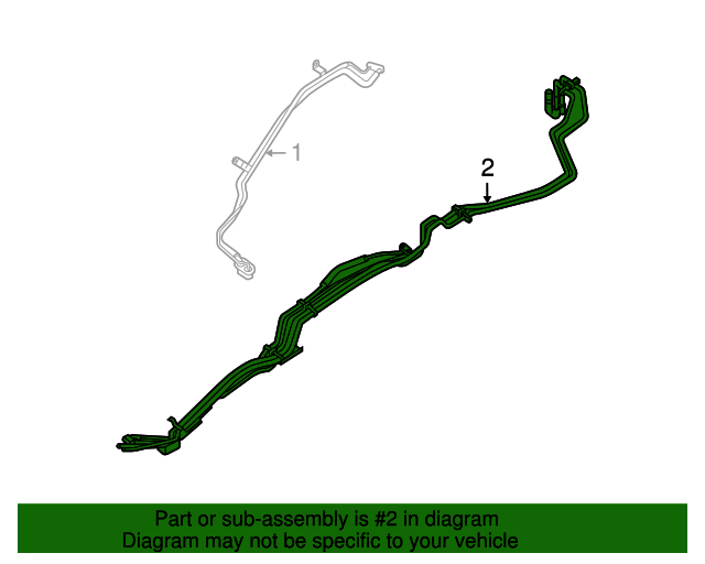 92470-9CA0A - Liquid Line 2005-2012 Nissan Pathfinder | Nissan Parts ...