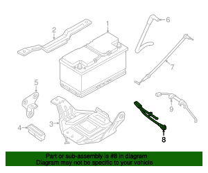 61129391187 - 2016-2025 BMW Battery Cable (61-12-9-391-187) | Parts ...