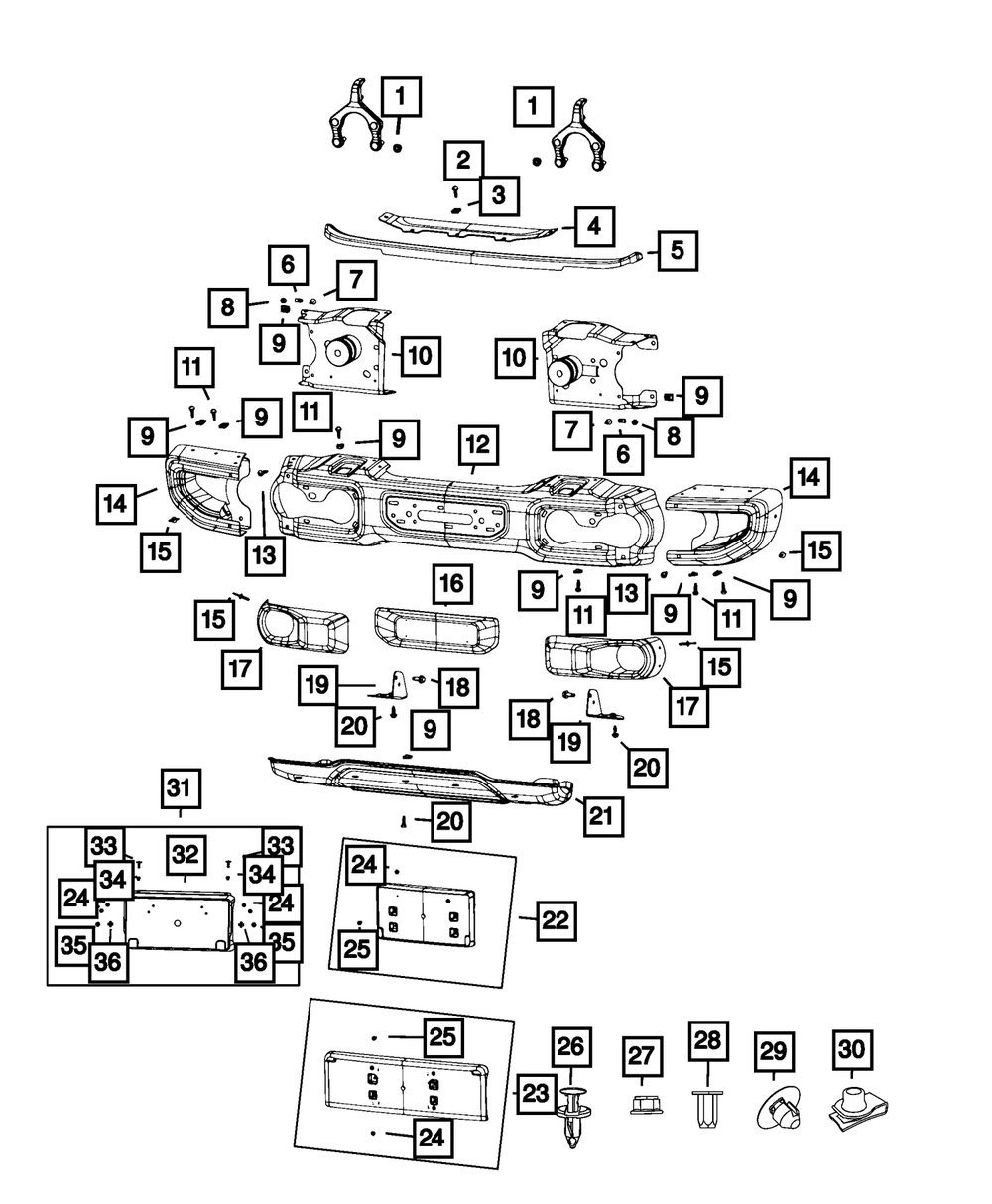 2024-2025 Jeep Wrangler License Plate Kit 68552682AC | QuirkParts