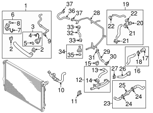 5C0-121-064-G - Hose & Tube Assembly 2013-2018 Volkswagen ...