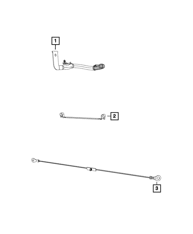 2019 Ram 1500 Ground Jumper Wiring 68268279AB | AutoNationParts.com
