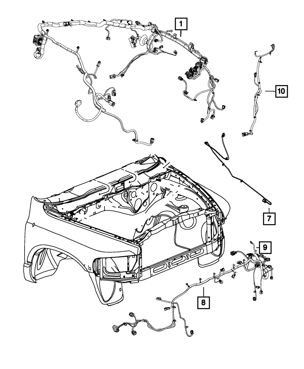 68090861AA - Jumper Wiring 2012-2017 Ram | Big 3 Auto Parts
