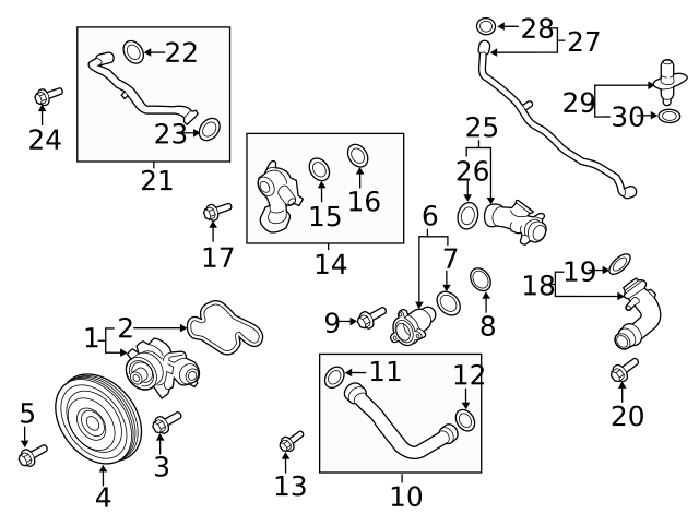 2019-2024 Porsche Engine Coolant Temperature Sensor PAB-919-523 | OEM ...