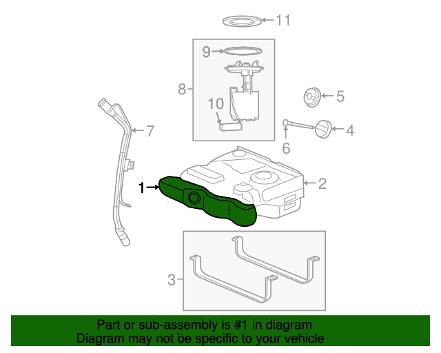 2008-2020 Mopar Fuel Tank 4721841AG | TascaParts.com