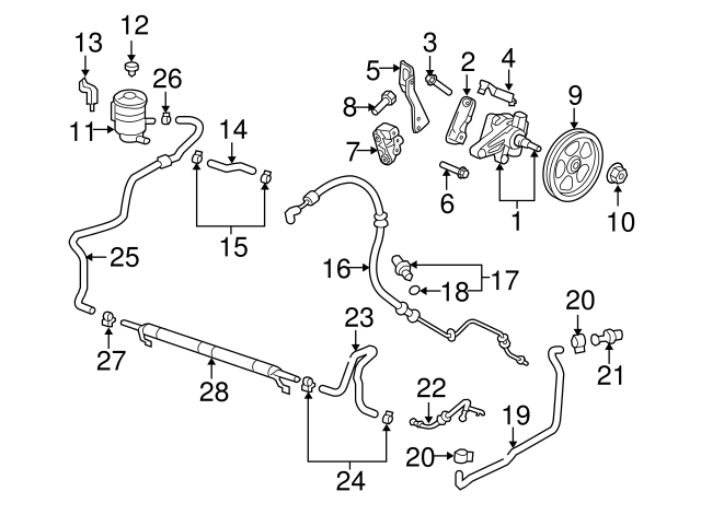2010-2013 Acura Cooler Line Clamp 90635-S5A-A02 | OEMAcuraPart