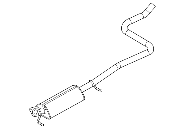 Genuine OEM Ford Part - Muffler & Pipe BE8Z-5230-C | Genuine OEM Ford ...