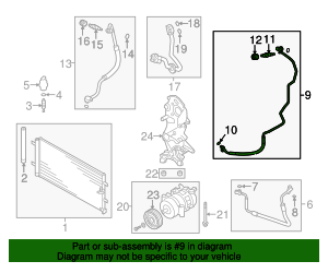 4G0-260-710-AN - AC Tube 2015-2018 Audi | Audi OEM Parts