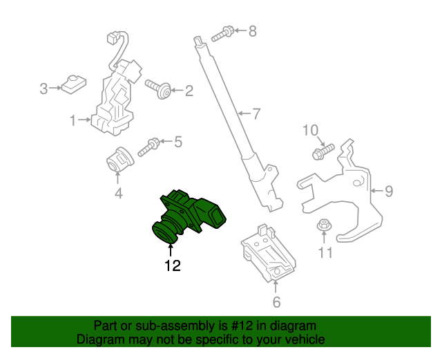 2013-2019 Ford Flex Rear Camera GA8Z-19G490-A | OEM Parts Online