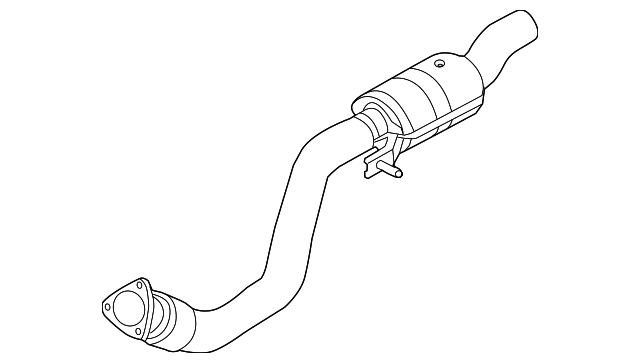 4H0-253-300-H - Muffler & Pipe 2013-2015 Audi | Audi OEM Parts