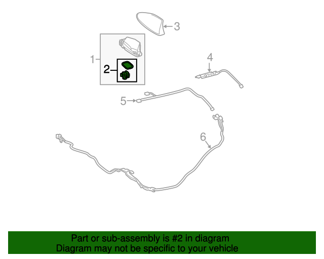 Lexus OEM Radio Antenna Mast Hardware Kit Part# 86769-0E010 | OEM ...