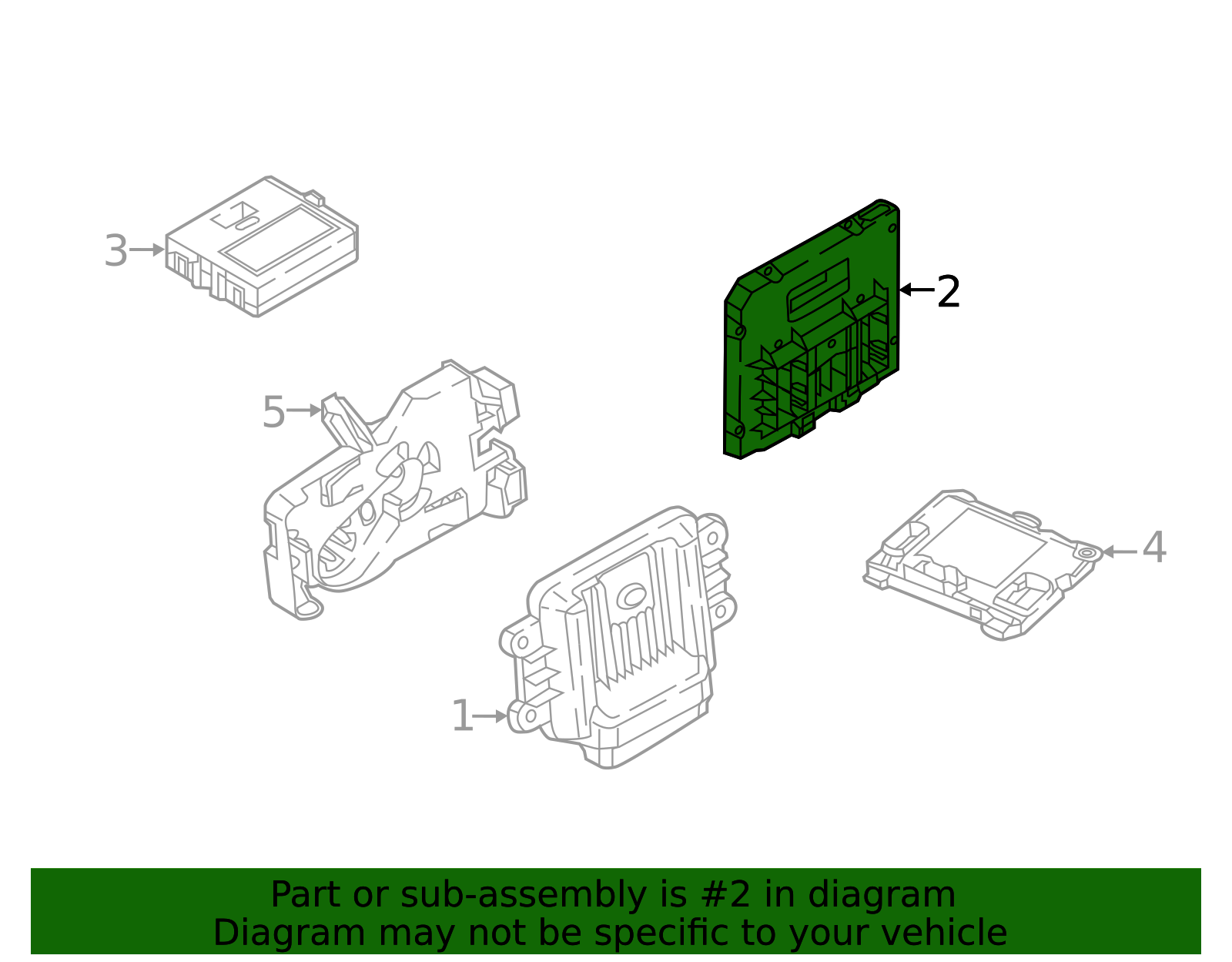 5Q0-937-085-CG - Control Module 2019-2022 Volkswagen | AutoNation Parts