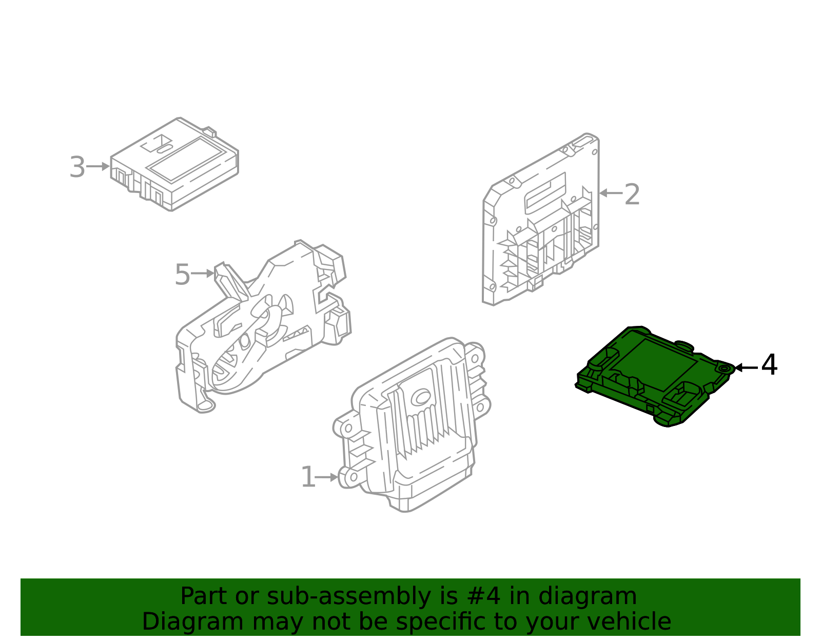4K0-907-594-AD - High-Quality Sunroof Control Module for 2019-2025 ...