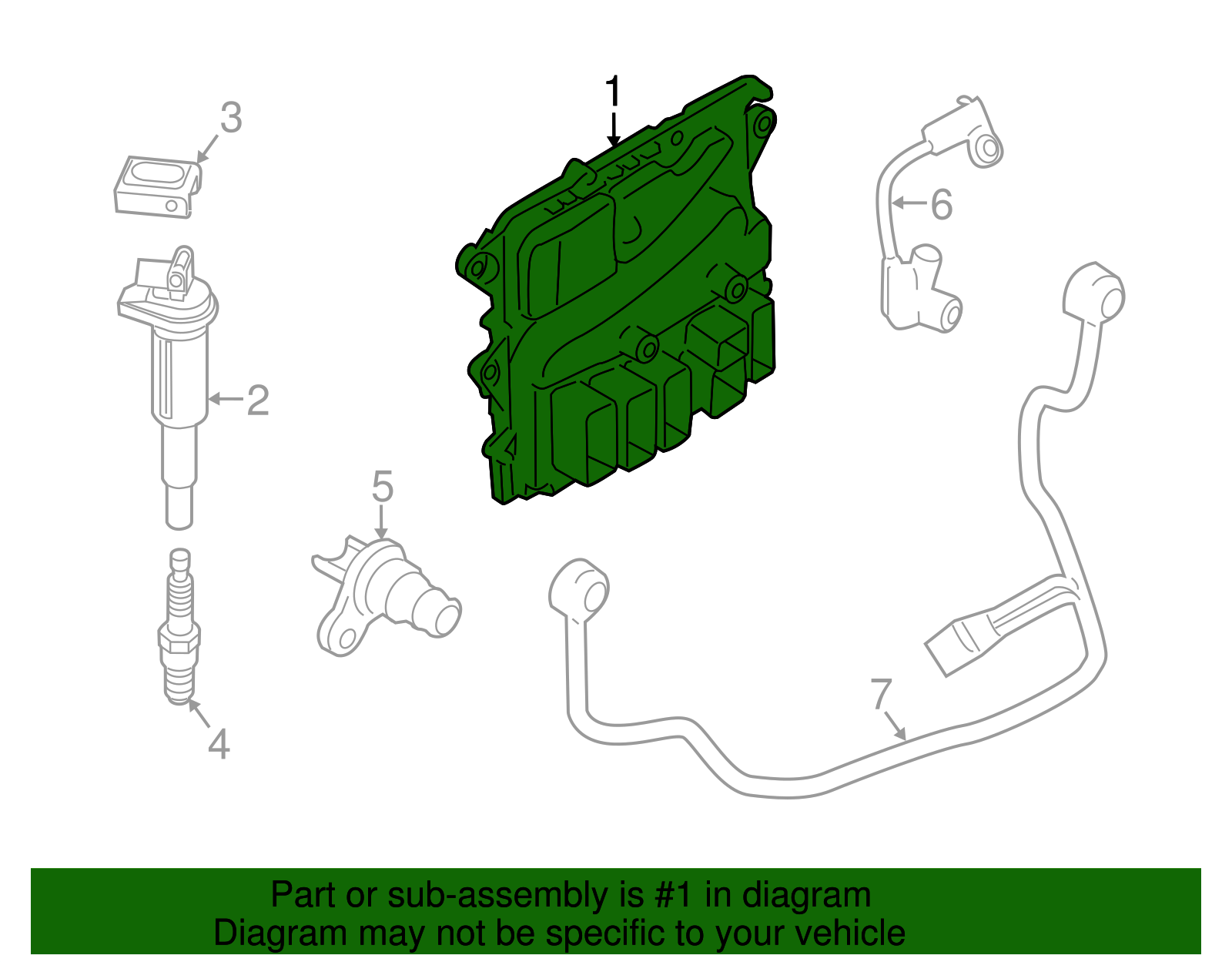 12148689181 - 2014-2021 BMW Engine Control Module (ECM) (12-14-8-689 ...