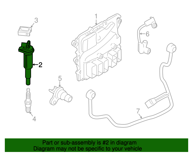 12138611236 - 2016-2023 BMW Ignition Coil (12-13-8-611-236) | BMW of ...