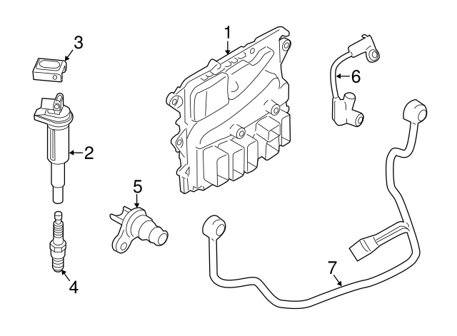 Genuine BMW 12-14-8-689-181 | Engine Control Module (ECM) | FREE ...