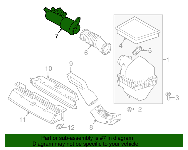 Genuine OEM Inlet Duct Part# LR092343 Fits 2018-2019 Land Rover Range ...