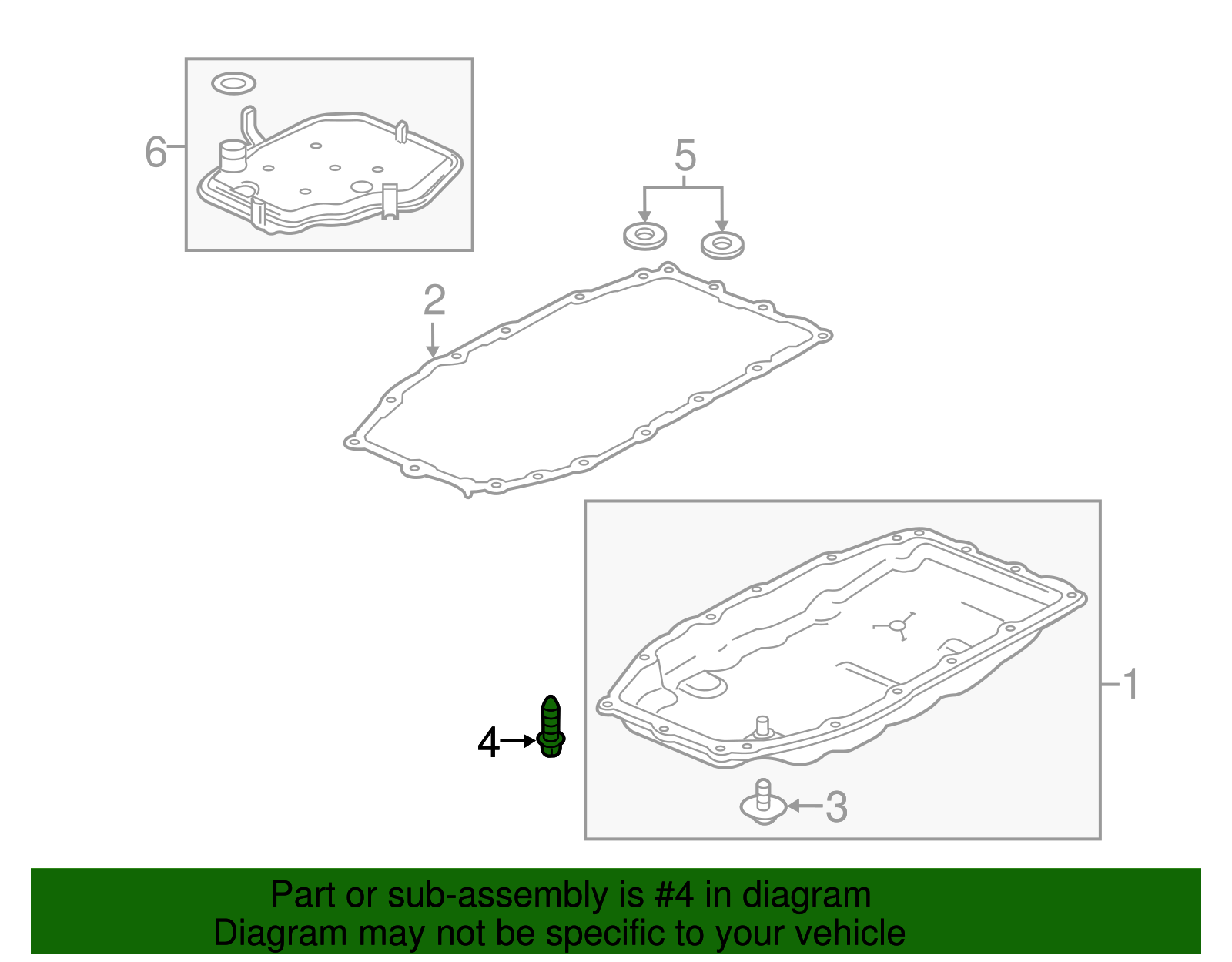 2015-2025 GM Trans Pan Bolt 11548404 GM | GMPartsDirect.com