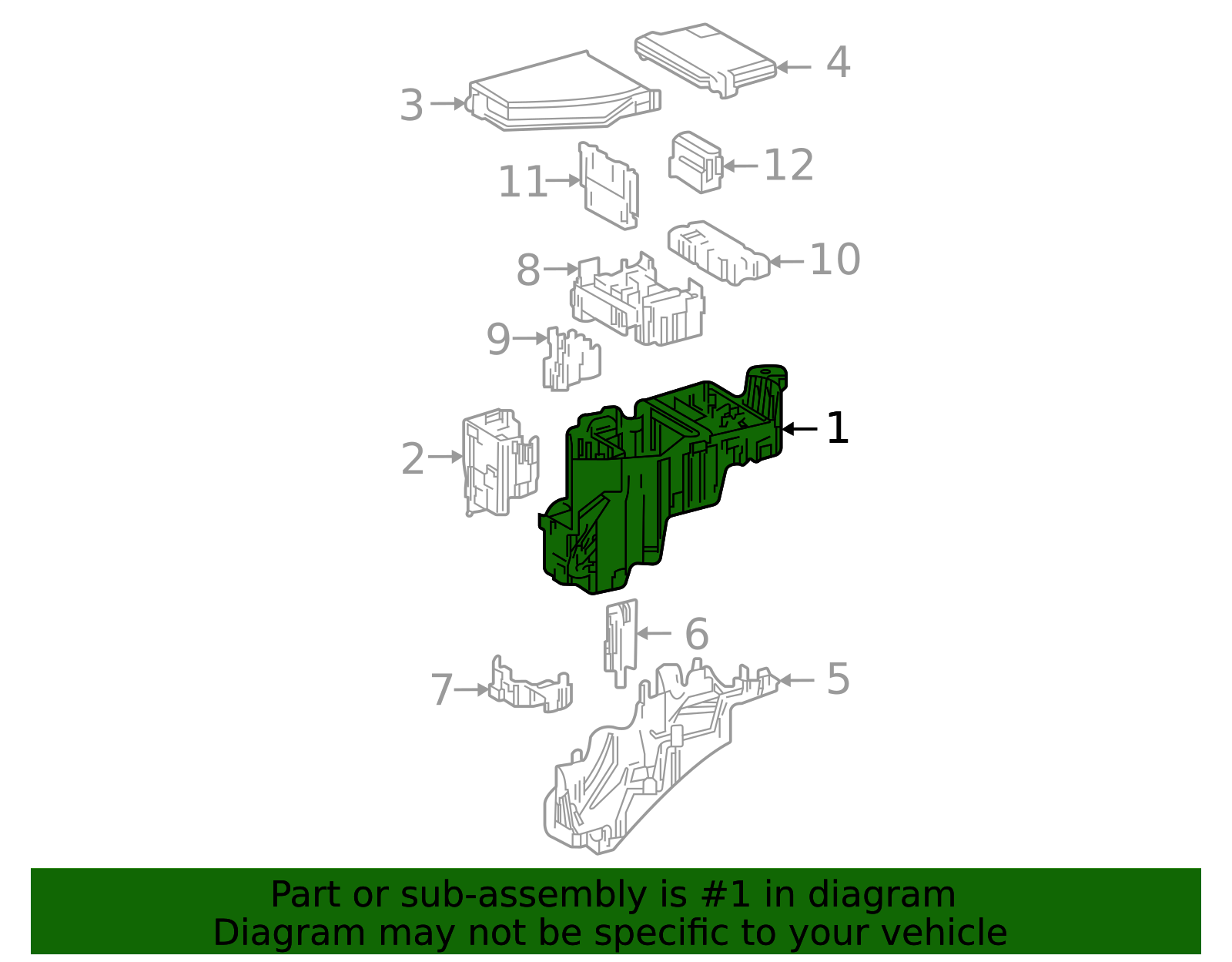 2021-2024 Toyota Sienna Relay Box 82741-08080 | Toyota Parts Center