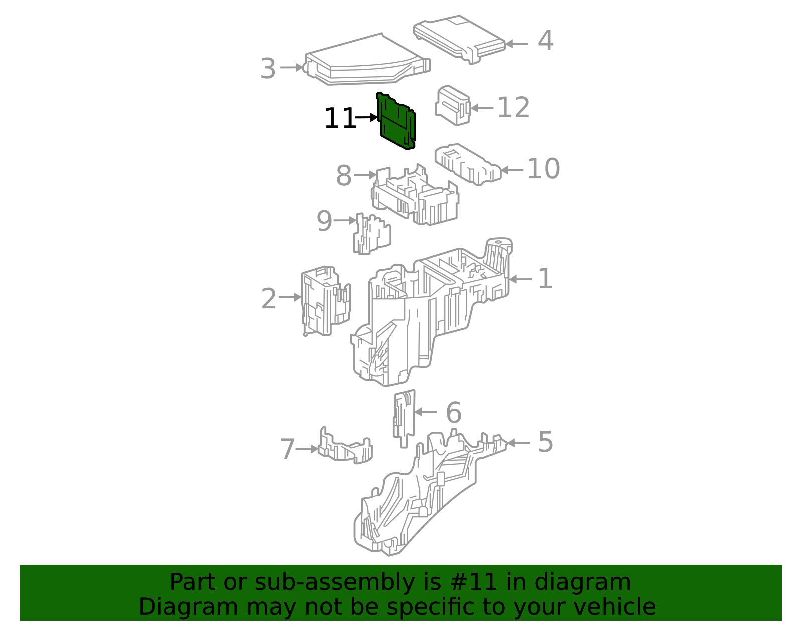 2021-2024 Toyota Sienna Main Fuse 82620-08080 | Toyota Parts Center