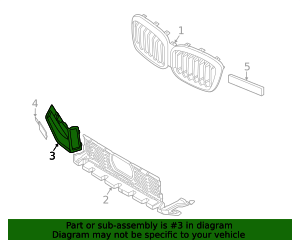 2022-2024 BMW X4 Outer Duct 51118084179 | OEM Parts Online