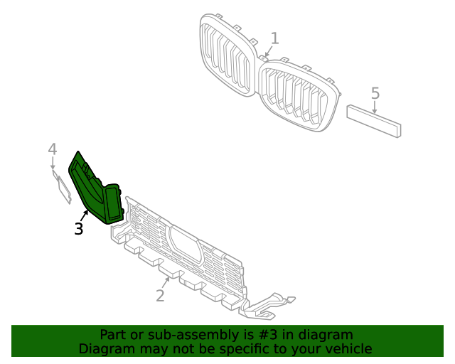 2022-2023 BMW X4 Outer Duct 51-11-8-084-179 | OEM Parts & Accessories