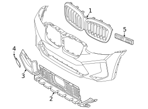2022-2023 BMW X4 Outer Duct 51-11-8-084-179 | OEM Parts & Accessories
