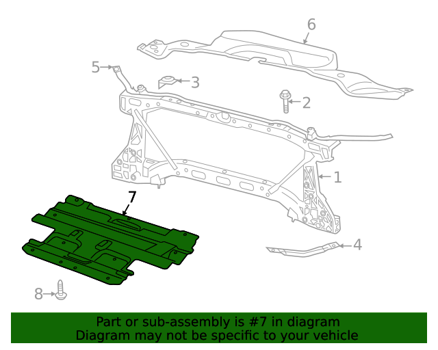 2019 Ram Lower Seal 68359232AB | TascaParts.com