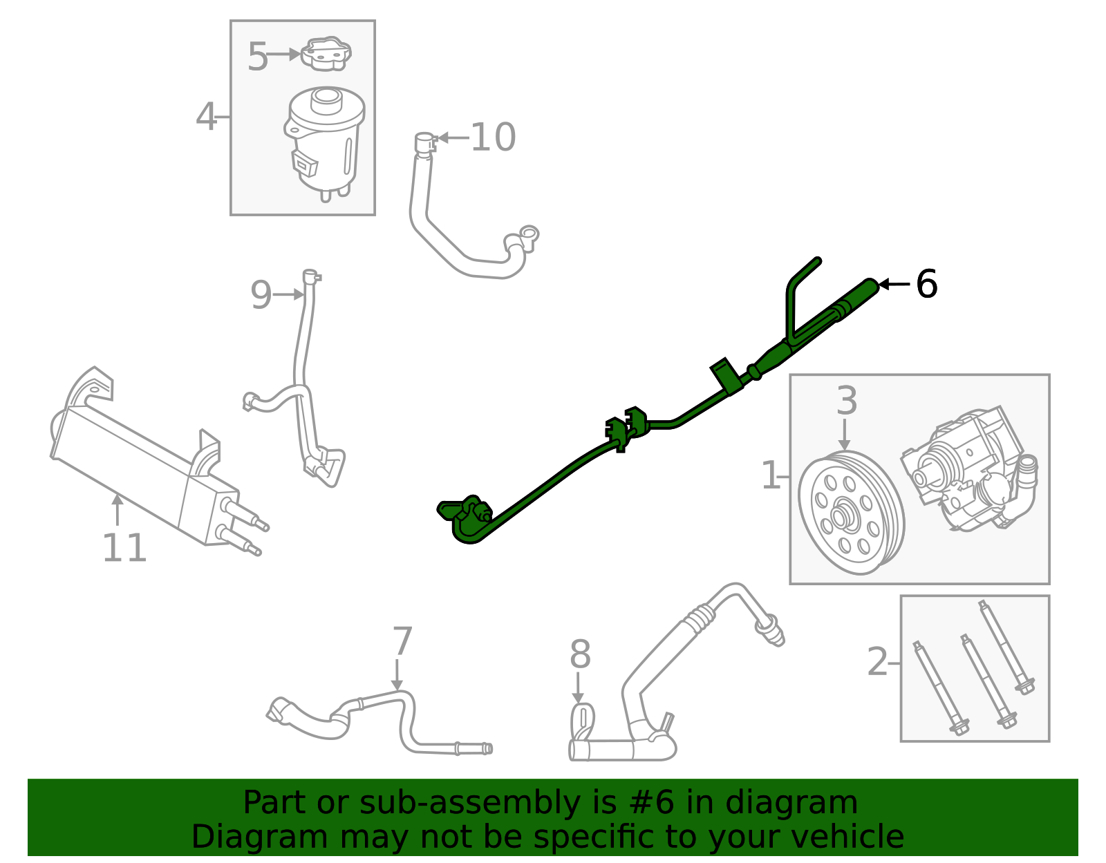 2018-2024 Ford Pressure Hose JC3Z-3A719-G | OEM Parts Online