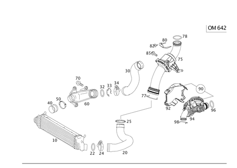 Charge Air Cooling for 2012 Mercedes-Benz S 350 | Mercedes-Benz USA Parts