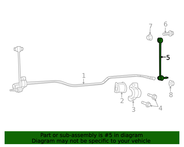 2019-2023 Ram 1500 Link 68518248AB | TascaParts.com