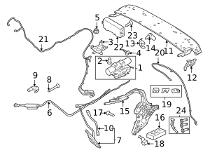 2021-2024 Porsche 911 Hinge Assembly Repair Kit 9P1-898-028 | Sunset ...