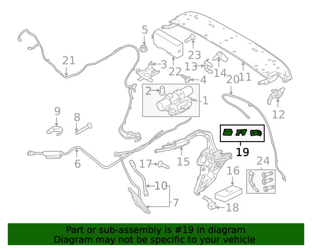 2021-2024 Porsche 911 Hinge Assembly Repair Kit 9P1-898-028 | Sunset ...
