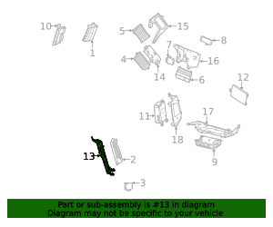 223-545-61-02 - Control Module Bracket 2021-2024 Mercedes-Benz ...