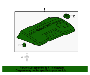 2012-2017 GM Engine Intake Manifold Cover 12649143 | OEM Parts Online