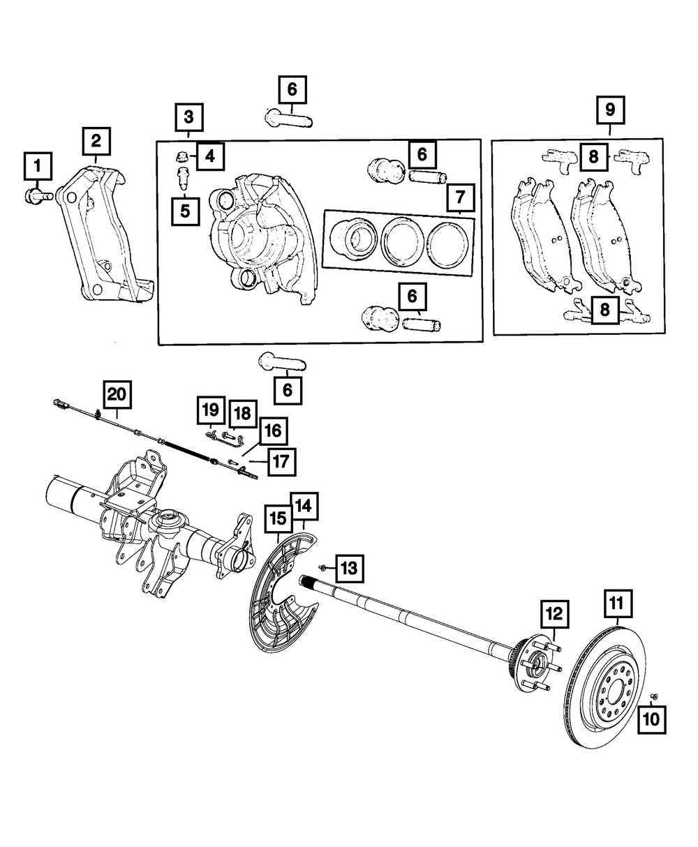 2021-2025 Ram 1500 Wheel Speed Sensor 68451031AC | My Mopar Parts