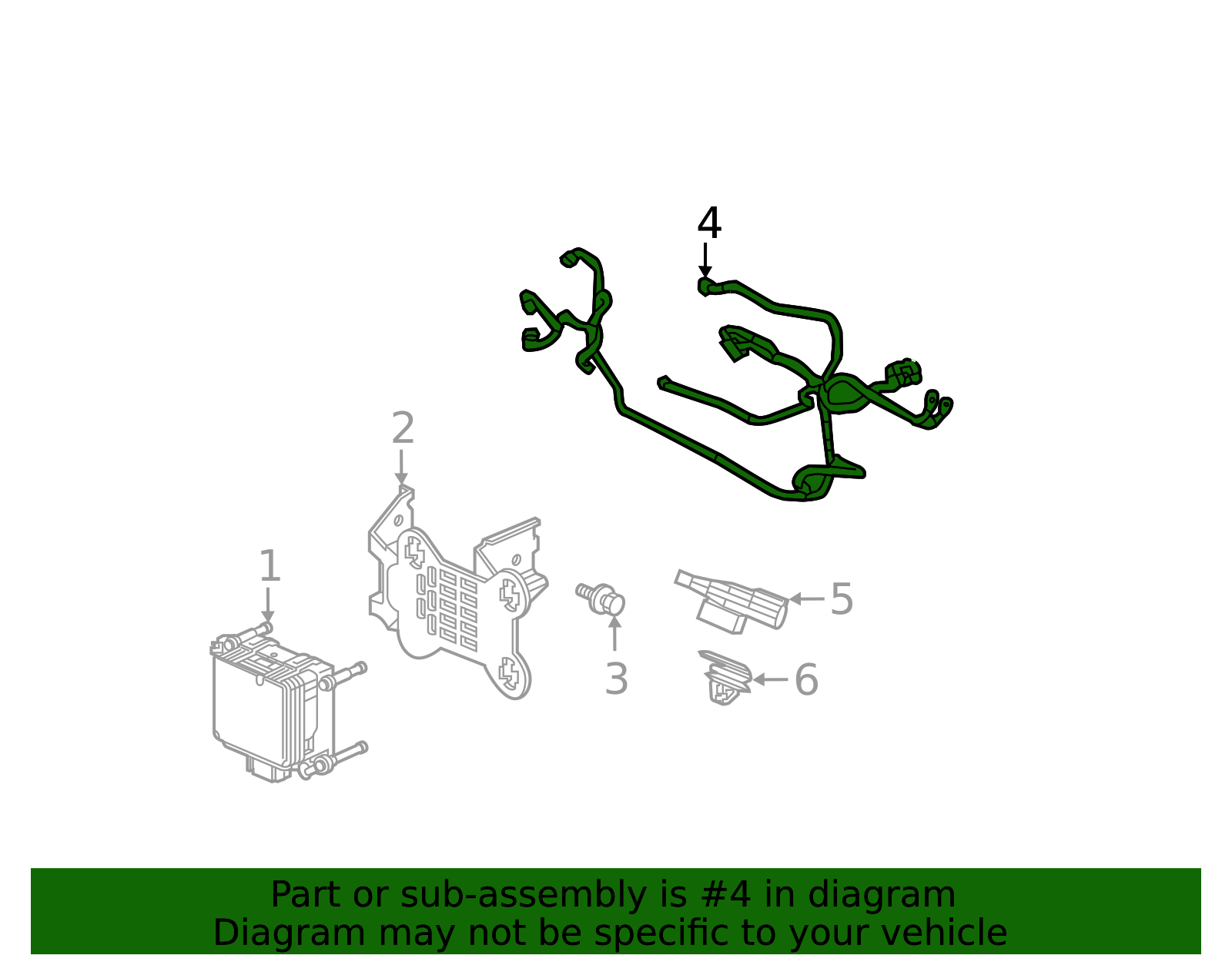 2019-2021 Honda Civic 2019-2021 Honda Civic - Wire Harness Front End ...