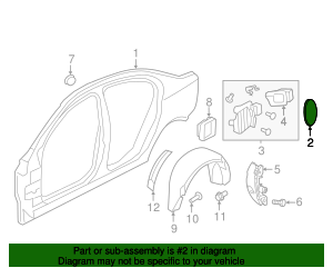 2014-2017 Chevrolet SS Fuel Tank Filler Door Assembly 92250708 ...