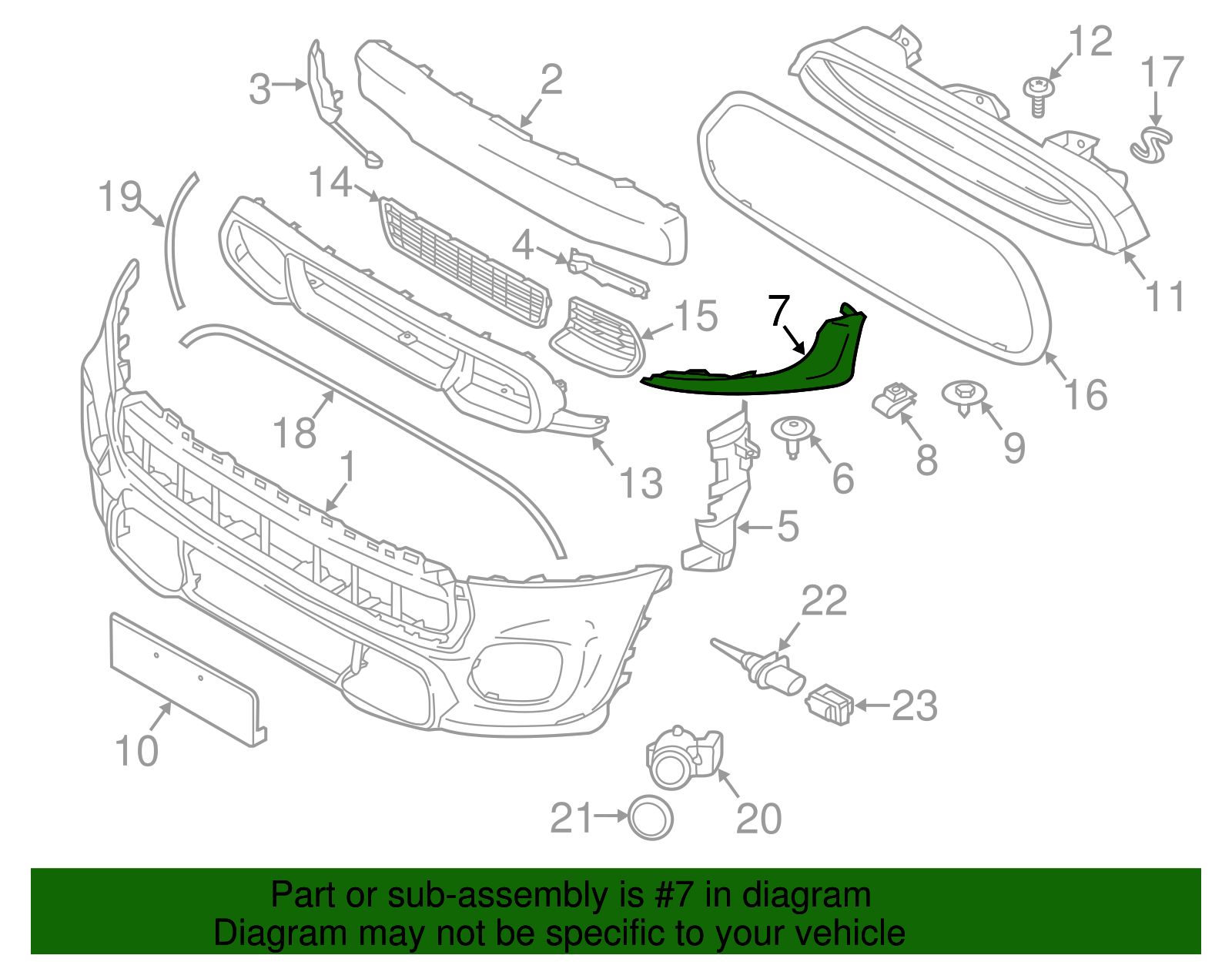 51-11-5-A23-754 - Spoiler 2020-2021 Mini Cooper | BMW OEM Parts