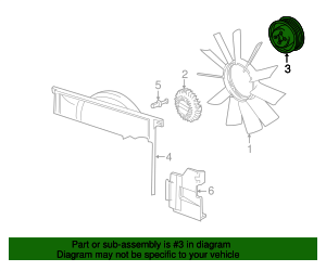 Genuine BMW 11-51-1-739-527 | Engine Water Pump Pulley | FREE Shipping ...