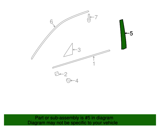 75756-53020 - Door Applique 2014-2023 Lexus | AutoNationParts.com