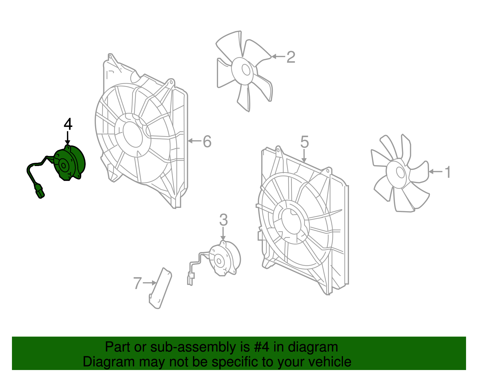 19030-5A2-A03 - Fan Motor 2013-2017 Honda Accord | Honda Parts Online