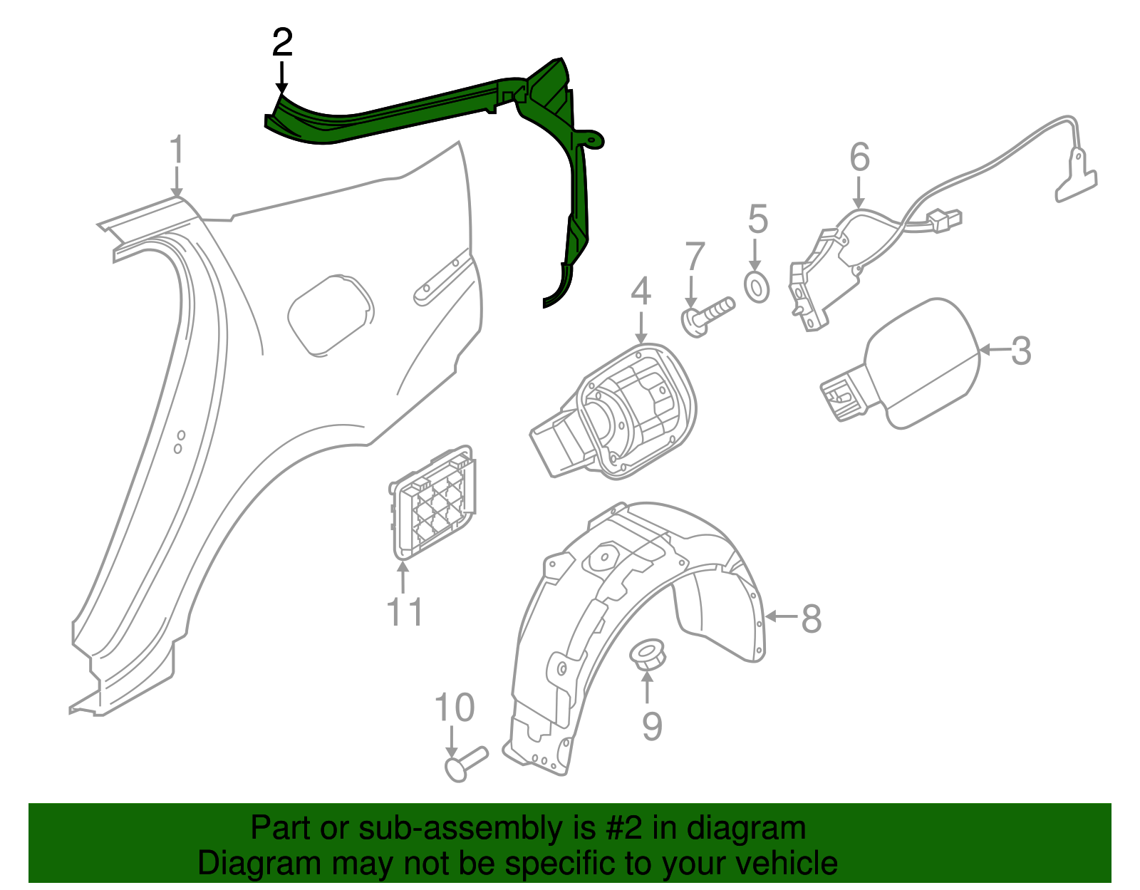 2018-2021 Kia Stinger Tail Lamp Pocket 69141-J5000 | Retail Performance ...