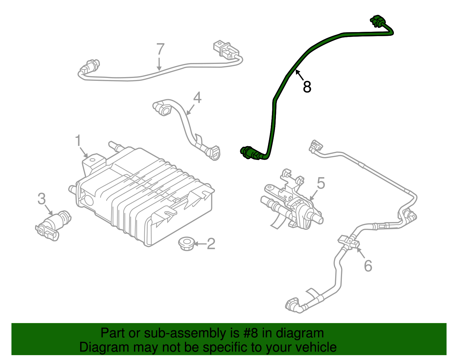 2015-2018 Ford Focus Oxygen Sensor F1FZ-9G444-A | OEM Parts Online