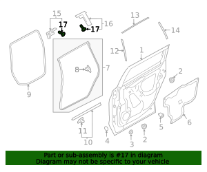 2019-2022 Subaru Ascent Corner Trim Clip 909130044 | Subaru Parts Store