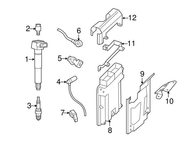 2011-2018 Porsche Cayenne Spark Plug 958-170-222-90 | Gaudin Porsche Parts