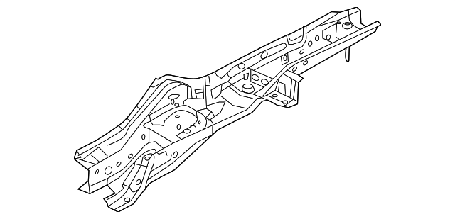 2018-2021 Mazda 6 Rear Rail Assembly G48F-53-810 | RealMazdaParts.com