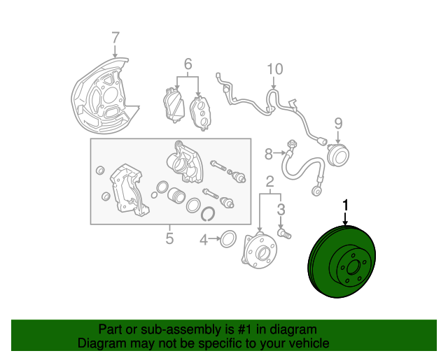 43516-30020 - Rotor 2007-2011 Lexus | Longo Lexus Parts